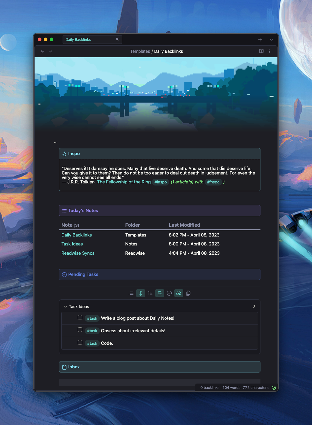 Build An Obsidian Daily Note Template For Productivity